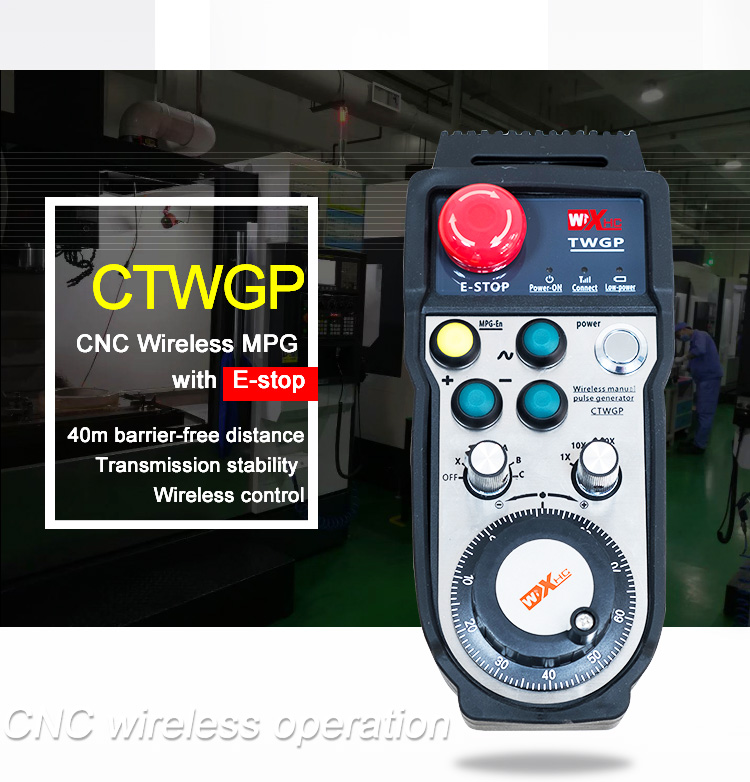 new mpg pendant CTWGP fanuc and gsk cnc controller wireless handwheel ...