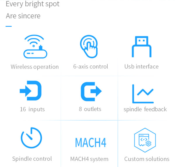 4 axis MACH4 USB CNC controller card – Wixhc Technology