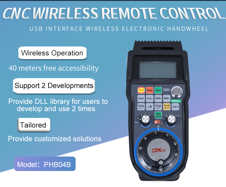 4/6 Axis usb cnc controller programmable NC remote control PHB04B ...