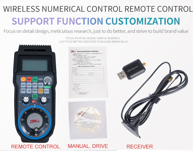 4 Axis MACH3 USB controller wireless mpg WHB04B – Wixhc Technology